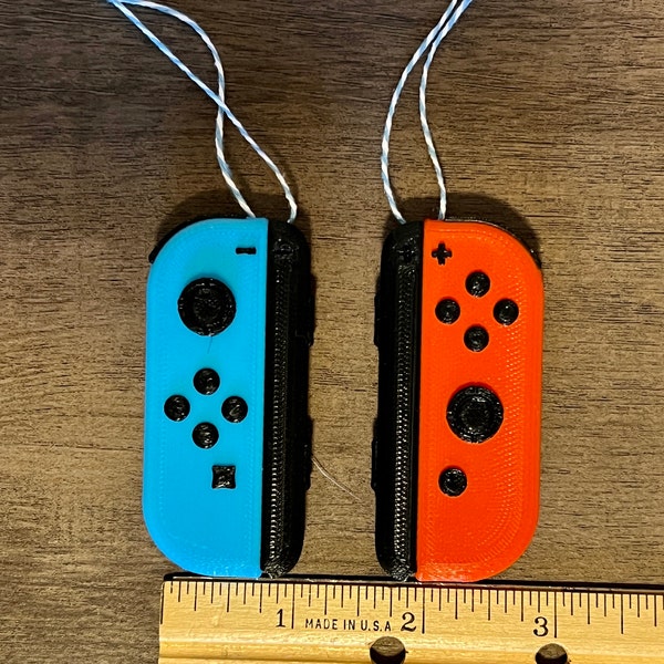 Miniature Nintendo Switch Joycons Perfect as Ornaments or Other ...