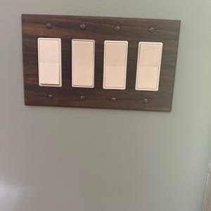 Wooden Switch and Outlet Covers Walnut, Hickory, Maple, Oak, Cherry - Etsy