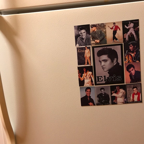 ELVIS PRESLEY (set 1 of 5 ) Magnets 13 - Glossy - Etsy