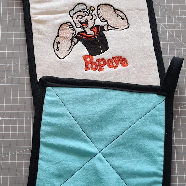 Cartoon Popeye Sailor Man Embroidery Designs - Instant Download Filled ...