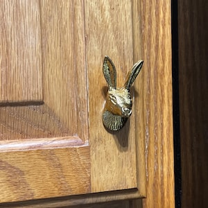 Golden Rabbit Knob - Etsy