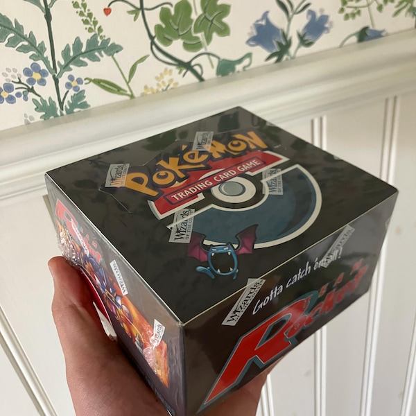 Filled & Sealed Vintage Proxy Pokemon Trading Card Game Booster Box - Etsy