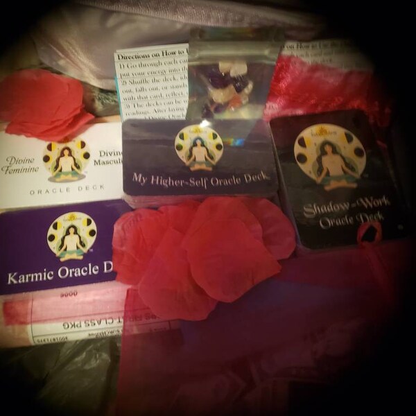 Karmic Oracle Deck, Relationship Deck travel Size. - Etsy
