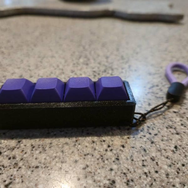 Mechanical Switch Clicky Fidget - White Th W/ Strap Keyboard Switch ...