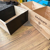Genuine 6 Bottle Wine Box - Etsy UK