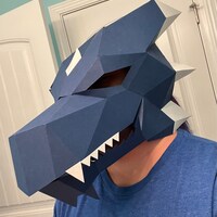 Tatsu | Dragon Head Mask - DIY Halloween Costume Papercraft (PDF ...