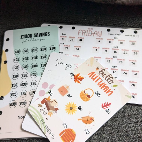 Printable 2P Saving Challenge / Penny Savings Challenge - Etsy