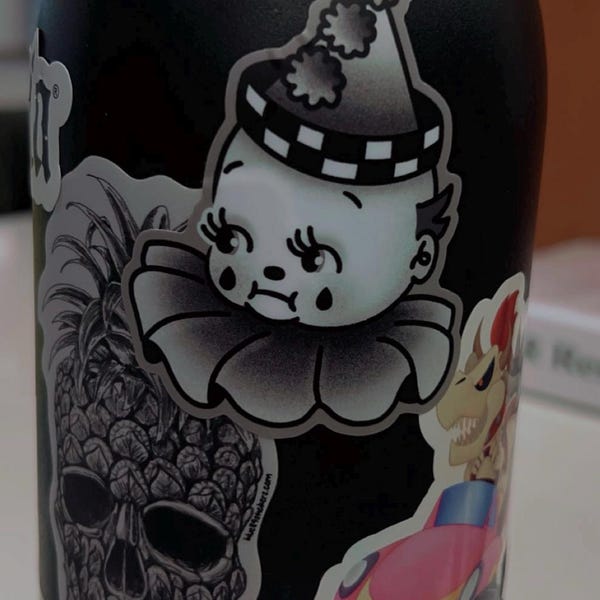 Kewpie Mothman Sticker, Halloween Kewpie, Mothman Sticker, Kewpie Doll ...