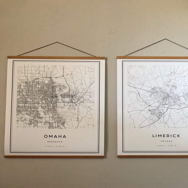 Custom Map Printable Wall Art, Custom Map Wall Art, Personalized Map ...