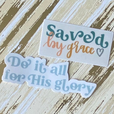 Love Like Jesus Sticker, Clear Vinyl Sticker, Christian Vinyl Sticker ...