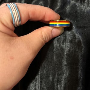 Custom Drop Bakelite Grain Spinner Stainless Steel Rings Sliver/gold ...