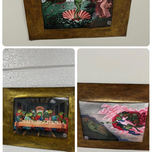 Renaissance Frogs || Art Prints - Etsy