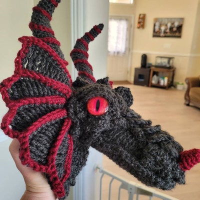 Guardian Dragon Crochet Wall Hanging Pattern Only - Etsy