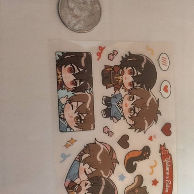 Nu Carnival Clear Sticker Sheet Yakumo X Eiden Yakuei Kuya X Eiden ...