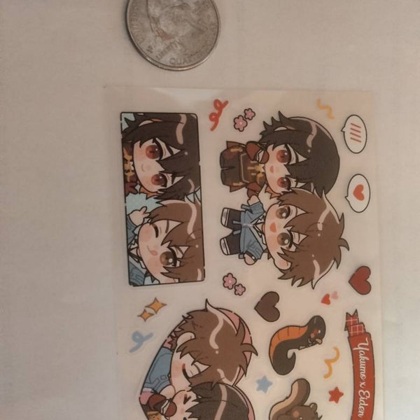 Nu Carnival Clear Sticker Sheet Yakumo X Eiden Yakuei | Kuya X Eiden ...