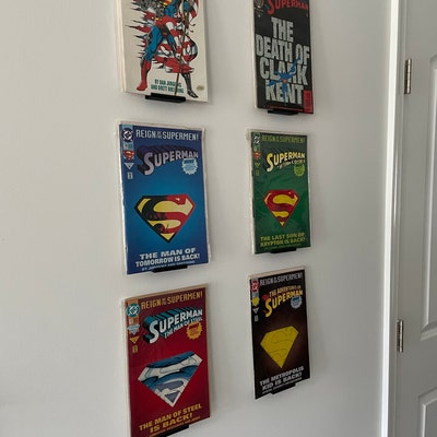Comic Book Wall Mount Display Shelf - Etsy