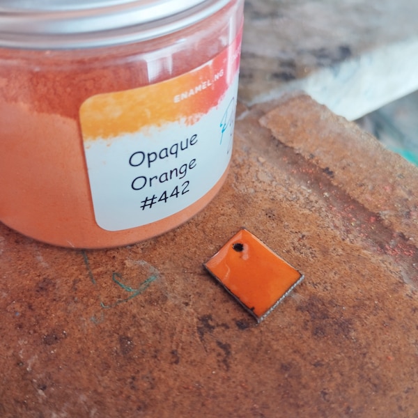 Pearly's Enamel Powder No. 442 Opaque Orange 3 Oz. (85gr.) Lead Free ...