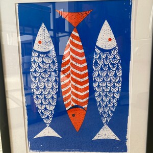 Screenprint Winter Cardinal Art Print Silkscreen Wall Art - Etsy