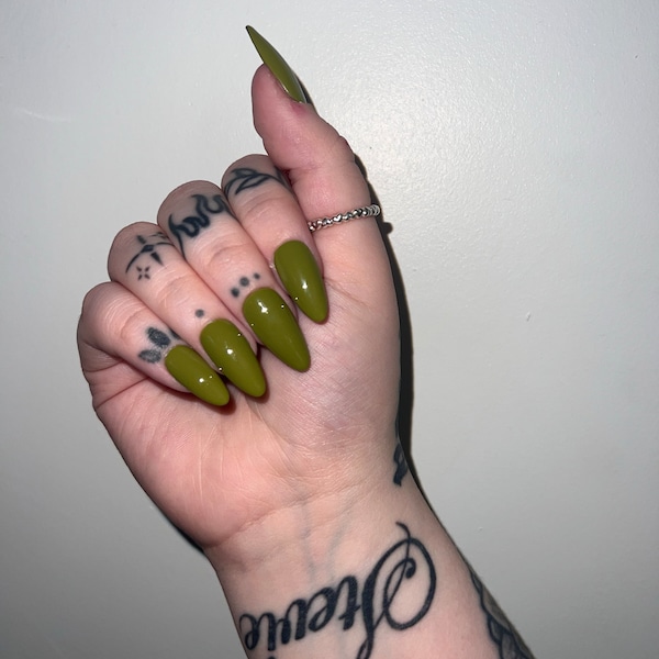 Blood Splattered French Manicure Press on Nails Gothic Press on Nails ...