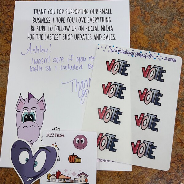 Vote Stickers, Hand Drawn Red, White and Blue Stickers, Voting Stickers ...