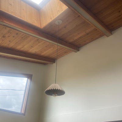 Large Scalloped Montebello Pendant Light Fixture Bone - Etsy