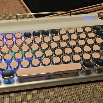 Nature Sea Lake Pool Koi Fish White Rose Gold Light OEM Spacebar ESC ...