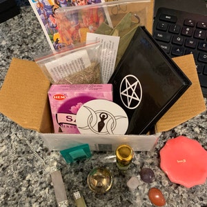 Personalised Witch Mystery Box, Witchy Mystery Gift Crystal Witch Gift ...