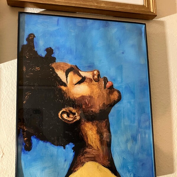 Stank Face Bathroom Art, Male Canvas Print Gift, Light Skinned African ...