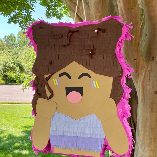 Roblox Girl Inspired Pinata Roblox Party Supplies - Etsy