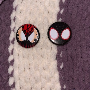 Mix and Match Badges Spider-verse Badge Badges - Etsy