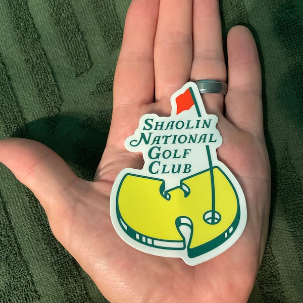 Shaolin National Golf Club Sticker - LARGE - Etsy