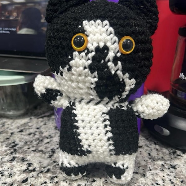 2in1 Crochet Pattern - Brownie the Calico Cat and White Meow, Soft Toy ...