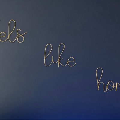 Custom Wire Words in 'tilly' Font Personalised Custom Sign Any Word ...