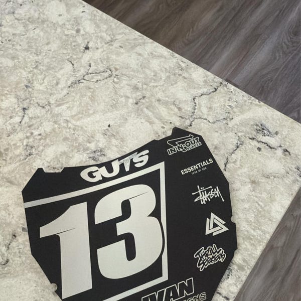 Custom Motocutz Plate Decals - Etsy