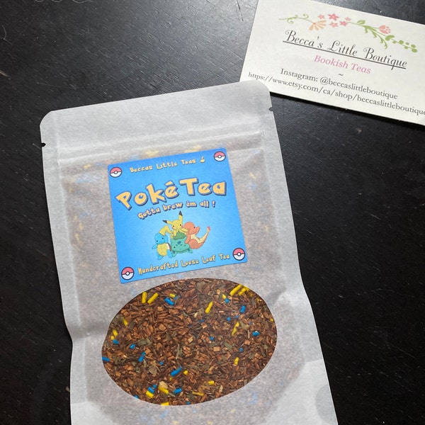 Pokémon Inspired Tea | Pokétea Loose Leaf Tea Blend, Gift Ideas ...