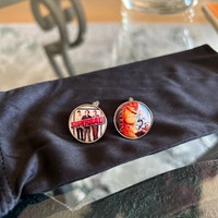 Football Team Colours Cufflinks. Man United. Man City. Spurs. Arsenal ...