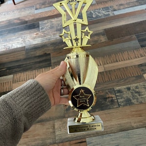 Custom Trophy. 12 Tall Great Trophy for Any Event, Competition, Pageant ...