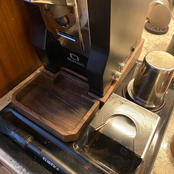 Walnut Wood Striped WDT Tool With Stand, Food Contact Compliance ...