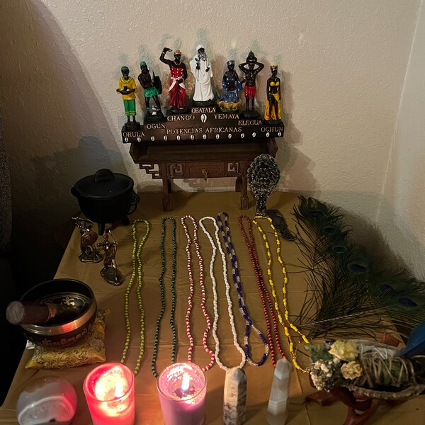 Ochun Oshun Yalorde Mirror/espejo and Comb/piene Santeria Osha Santo - Etsy
