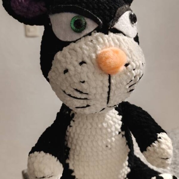 PDF File Amigurumi Lucifer Cat Pattern/ Crochet Cat Lucifer From ...