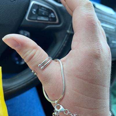 Sterling Silver Spiral Splint Ring Spiral Splint Ring Thumb Splint Ring ...