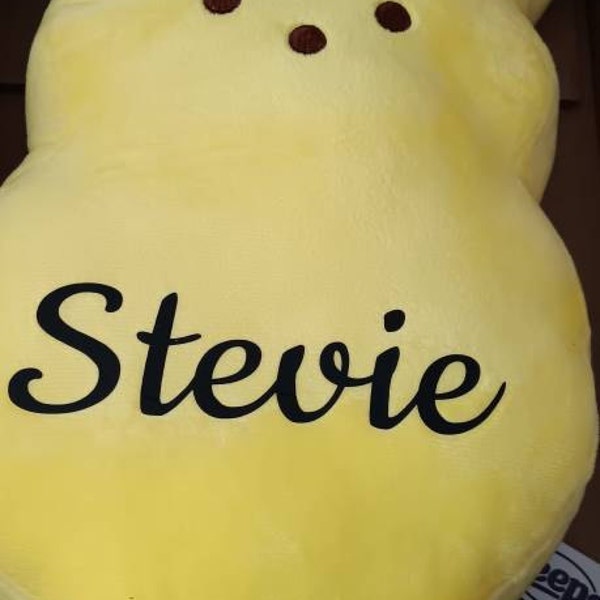 Extra Large 15” Personalized Plush Easter Peeps, Personalized Easter ...