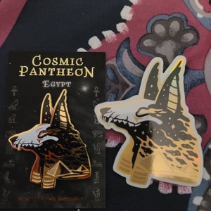 Anubis Enamel Pin Cosmic Pantheon Egypt, Egyptian Gods, Egyptian ...