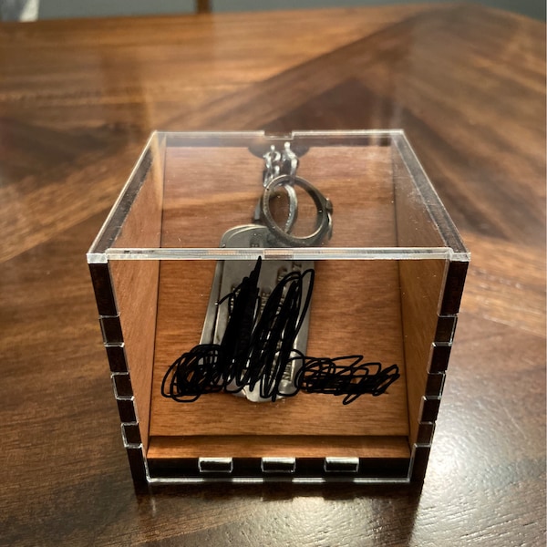Personalized Service Member Dog Tag Display Box - Etsy