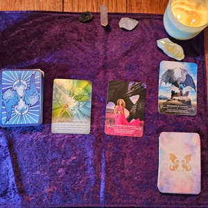 Velvet Tarot Cloth Altar Cloth Fully Lined 100% Dupioni Silk Lining ...