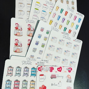 NEW 4th of July Weekly Sticker Kit Independence Day | Etsy