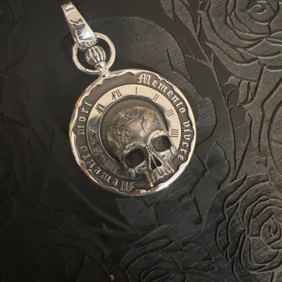 Skull Silver Men Ring Biker Vanitas Memento Mori SANDRO VERARDI Silver ...