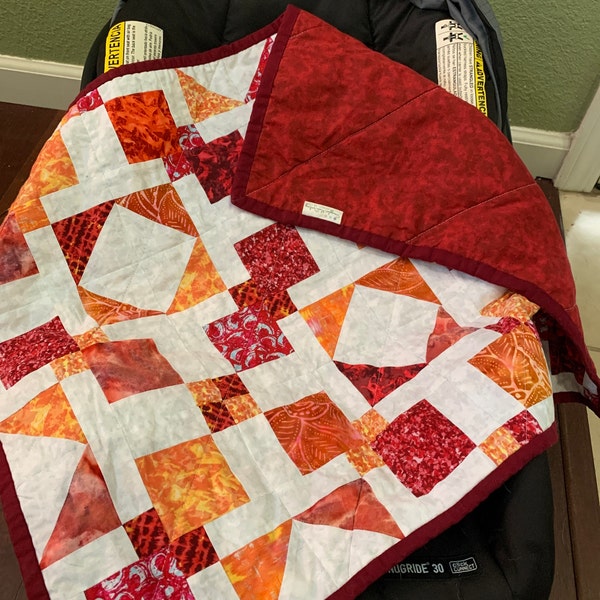 Beth Dutton Yellowstone Quilt Inspired, Handmade, Quilt, Red and Black ...