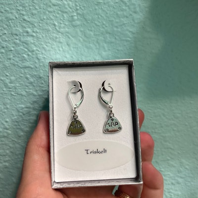 Tiny Taps Dangle Earrings With Sterling Silver Earwires or Leverbacks ...