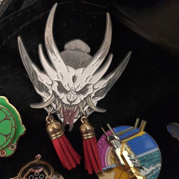 Wraith Glow in the Dark Ghost Horror Pin - Etsy